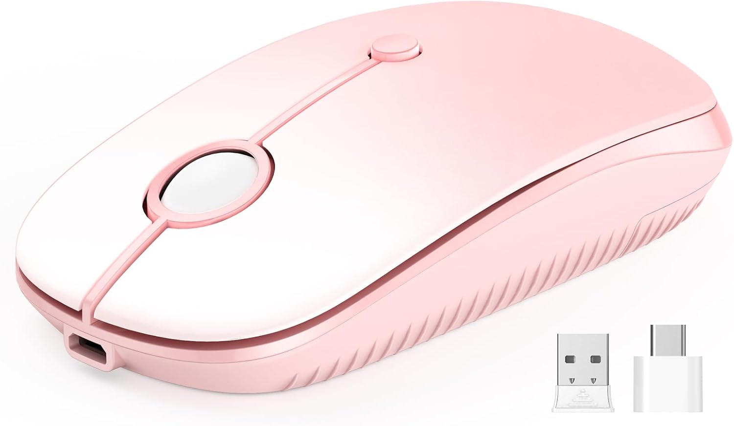 Amazon.com: VssoPlor Type C Wireless Mouse, USB C MacBook Wireless ...