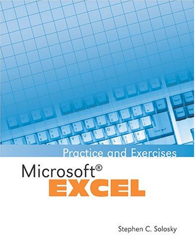 Microsoft Excel: Practice and Exercises : Solosky, Stephen C.: Amazon ...