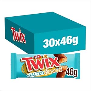 Twix - Salted Caramel (Twin) 46g (30 Units) - Full Case : Amazon.co.uk ...