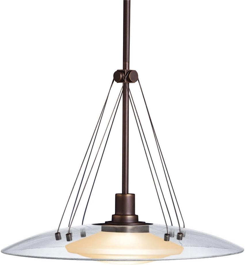 Kichler 2667OZ Structures 1-Light Halogen Pendant, Olde Bronze with ...