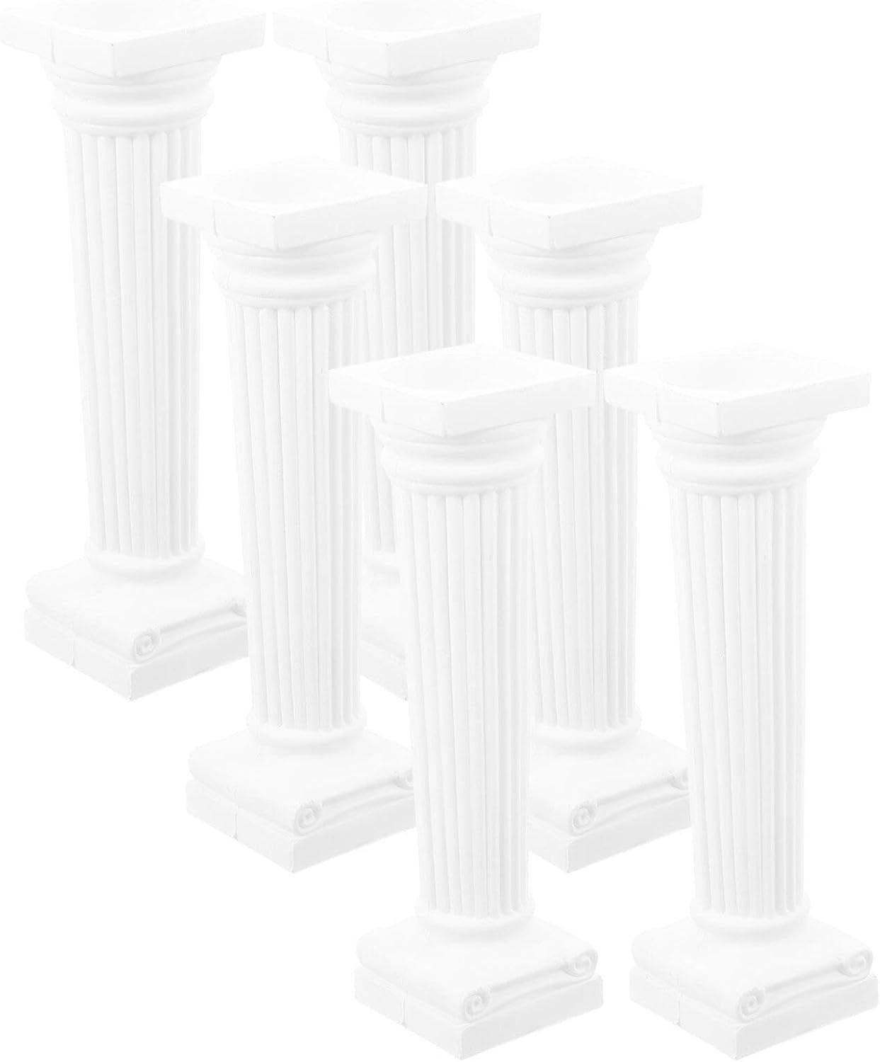 Amazon.com: INOOMP Mini Roman Pillar Columns, 6pcs Greek Plastic Column ...