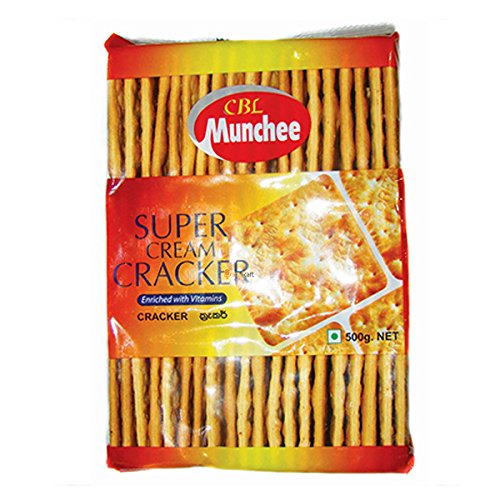 Munchee Super Cream Cracker Biscuits 500 g Pack of 4 : Amazon.co.uk ...