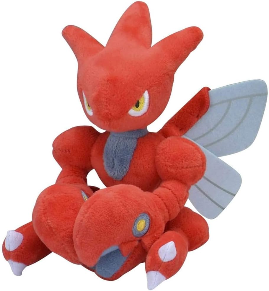 Amazon.com: Pokemon Center: Sitting Cuties: Scizor Plush # 212 ...