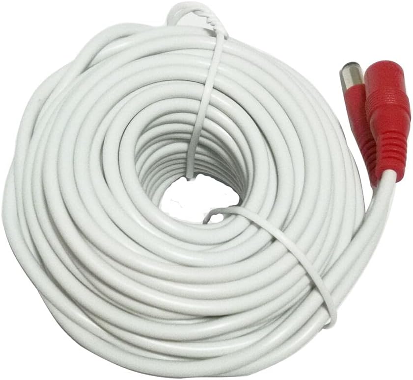 Amazon.com: 12V DC Power Extension Cable 50ft 2.1mm x 5.5mm Plug ...