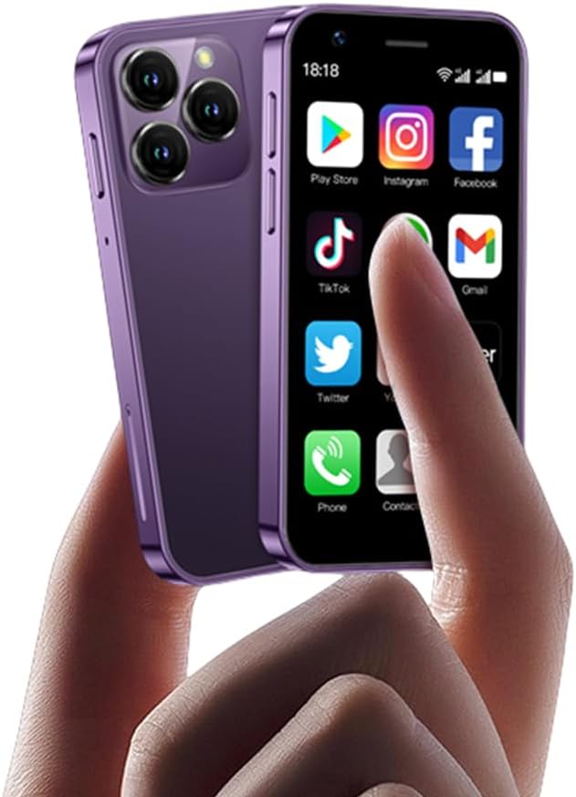 Dilwe XS11 Mini Smartphone para Niños, 3G 2.5 Pulgadas Estudiante ...