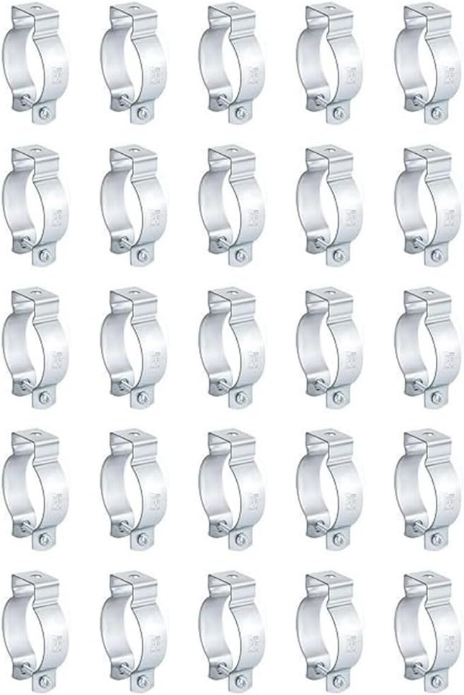 EMT Conduit Hanger, Galvanized Steel Conduit Bracket, Electrical Conduit Mounting Hardware(1/2 ...