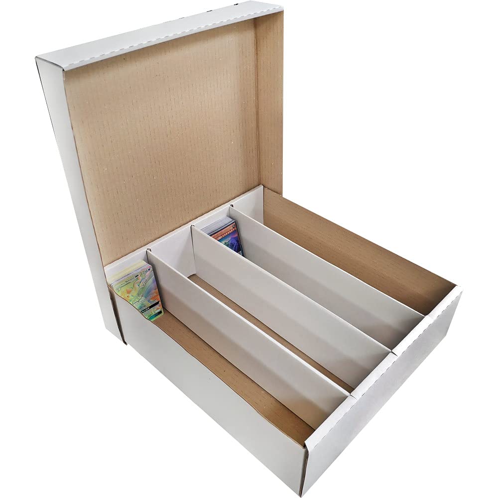 Buy collect-it Giant Deck Box – Storage (White) for 4000 Cards + 10 ...