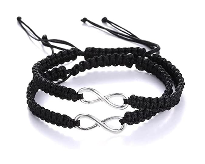 Buy ARTIFICIAL TREE Infinity Black Thread Bracelet | Nazar Battu ...