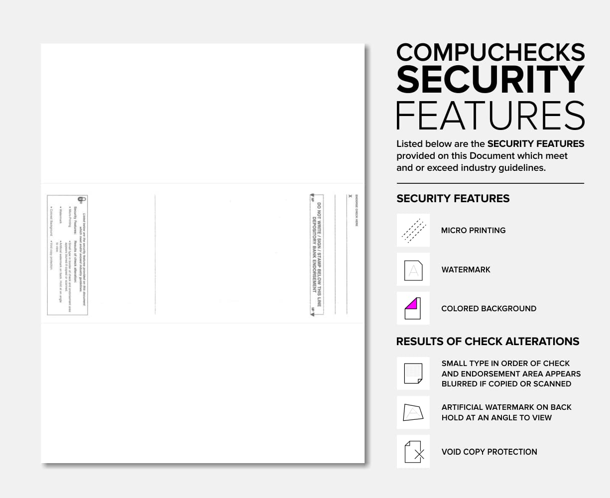 Snapklik.com : Business Voucher Check Stock - Computer Laser Checks ...