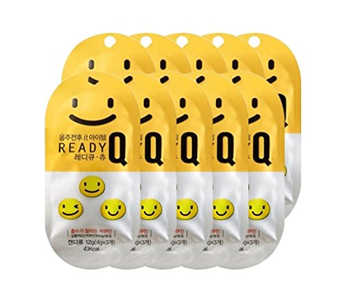 Amazon.com : HANDOK REady Q chew JELLY RELIEVE HANGOVER JELLY 12G(4g x ...