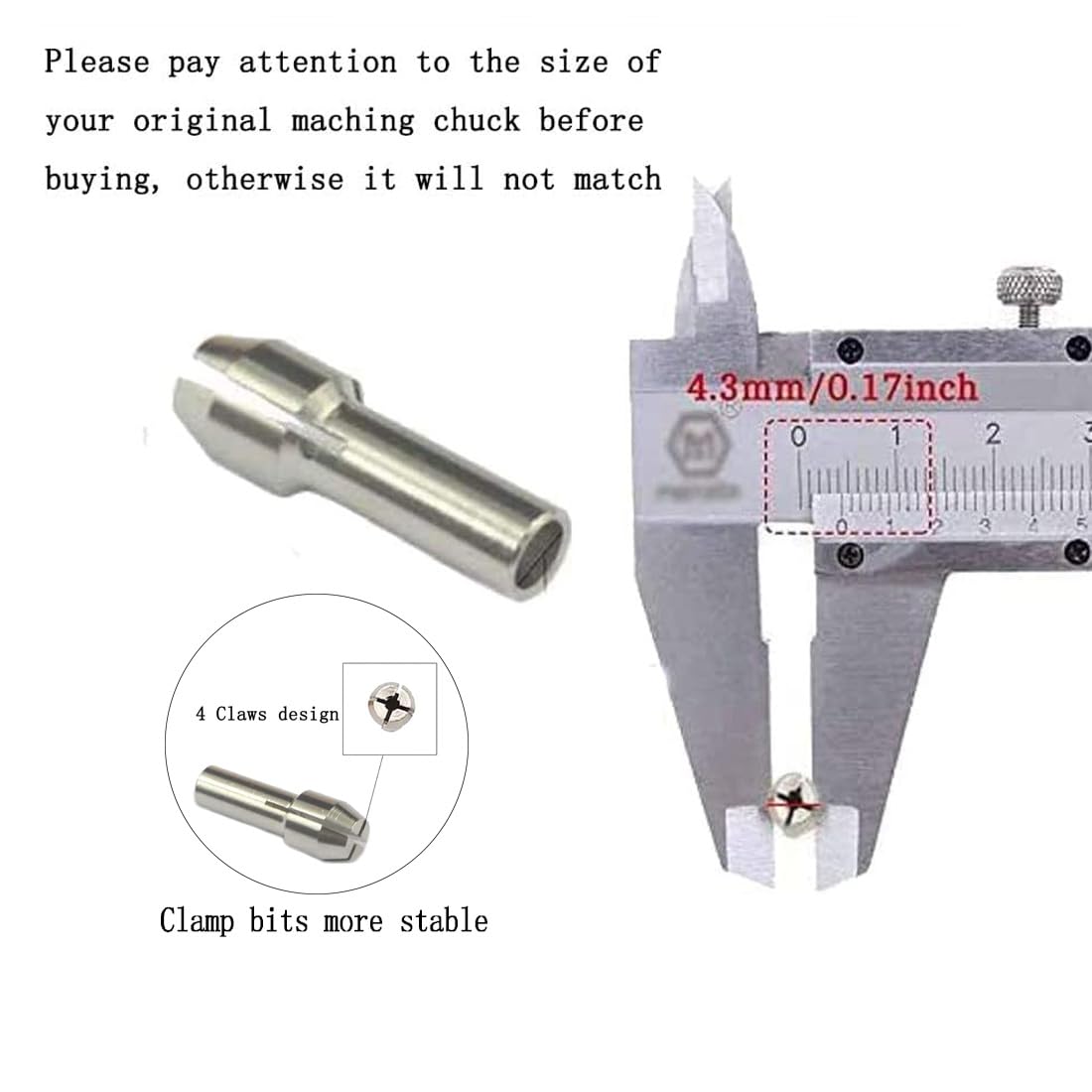 Snapklik.com : 10 Pcs Rotary Collet Nuts Set, 3-Jaw Multi Quick Change ...