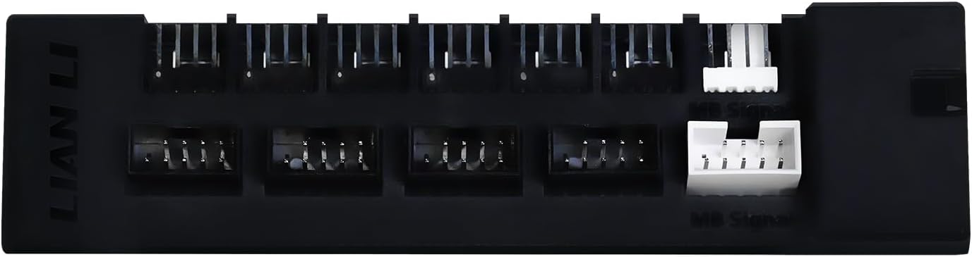 Amazon.co.jp: LIANLI 脱着式USBハブ EDGE HUB BK USB 2.0ヘッダー4個/PWMヘッダー6個内臓 LL ...