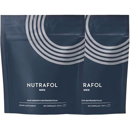 Amazon.com: Nutrafol Men's Hair Growth Supplement and Collagen Peptides ...
