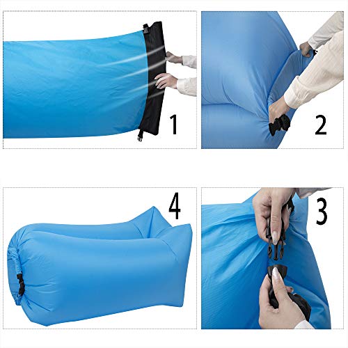 Hybag Chaise longue gonflable – Chaise gonflable parfaite pour le ...
