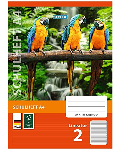 Schreibheft Lineatur 2 DIN A4 – Die 15 besten Produkte im Vergleich ...