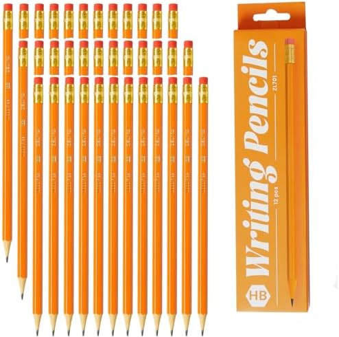Amazon.com : DTOOSZN #2 HB Pencils, Pre-sharpened Pencils with Erasers ...