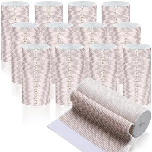 Amazon.com: TrelaCo 12 Pcs Elastic Bandage Wrap with Self Closure on ...