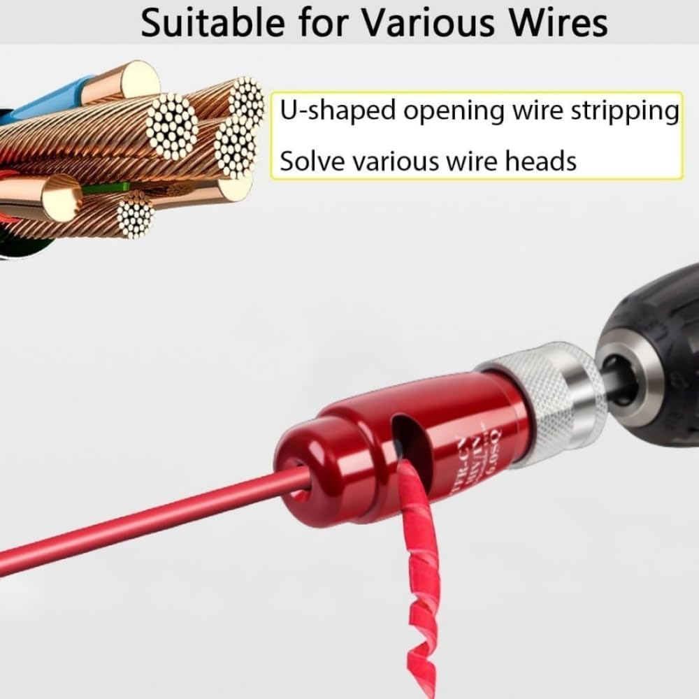 Wire twister tool for drill，2024 Wire Stripping and Twisting Tool ...