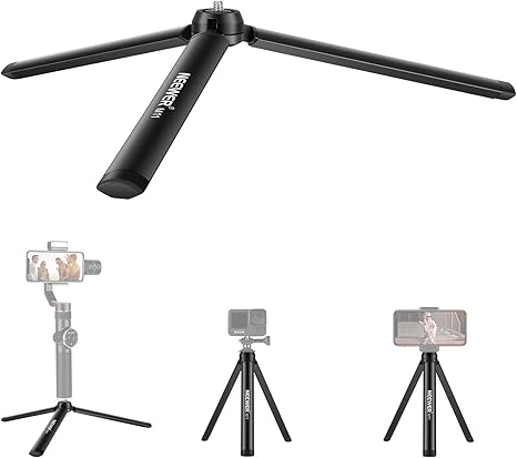 Amazon.com : NEEWER Mini Metal Tripod, Table Stand, Desktop Compact ...