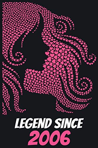 Legend Since 2006: Pretty / Beautiful / Nice Girl Birthday Gift Lined ...