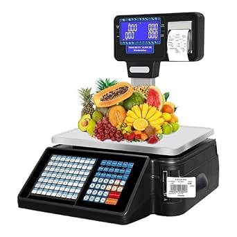 Amazon.com: ZOCWJK Electronics Barcode Scale Cash Register for ...