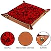 JHKHJ Leather Folding Dice Holder Rolling Tray with Snaps for DND ...