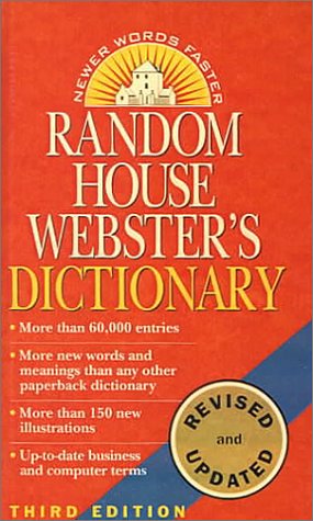 Random House Webster's Dictionary: Merriam-Webster: 9780808503880 ...
