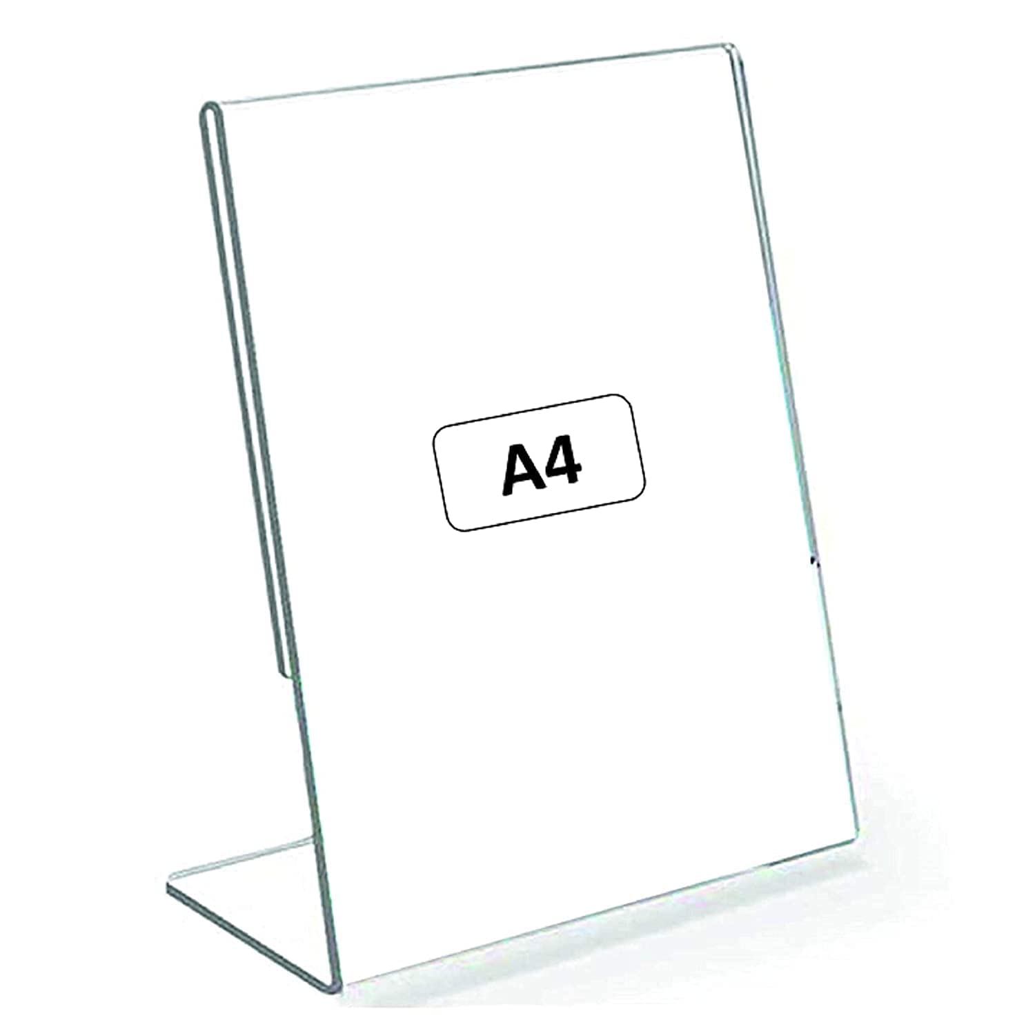 A4 Acrylic Tent Card Holder Display Stand A4 Paper Holder Acrylic ...