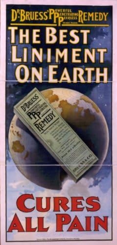 Amazon.com: 1900 poster The best liniment on earth, cures all pain ...