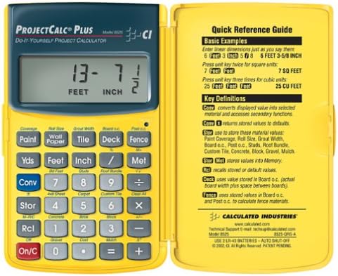 Calculated Industries 8525 ProjectCalc Plus Calculator by Calculated ...