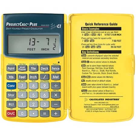 Amazon.com : CALCULATED INDUSTRIES, Project Calc Plus Mx, CD : Office ...