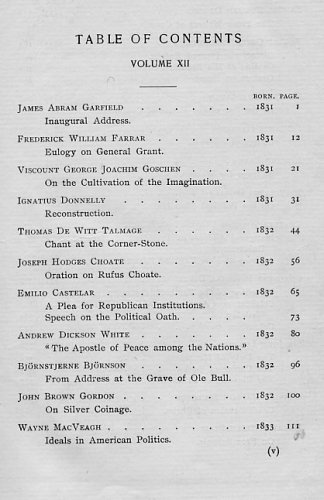 LIBRARY OF ORATORY Ancient and Modern with Critical Studies of the ...