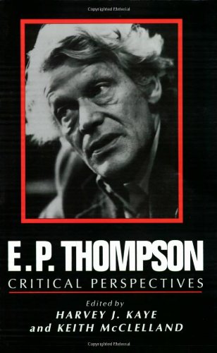 E. P. Thompson: Critical Perspectives: Kaye, Harvey: 9780877227427 ...