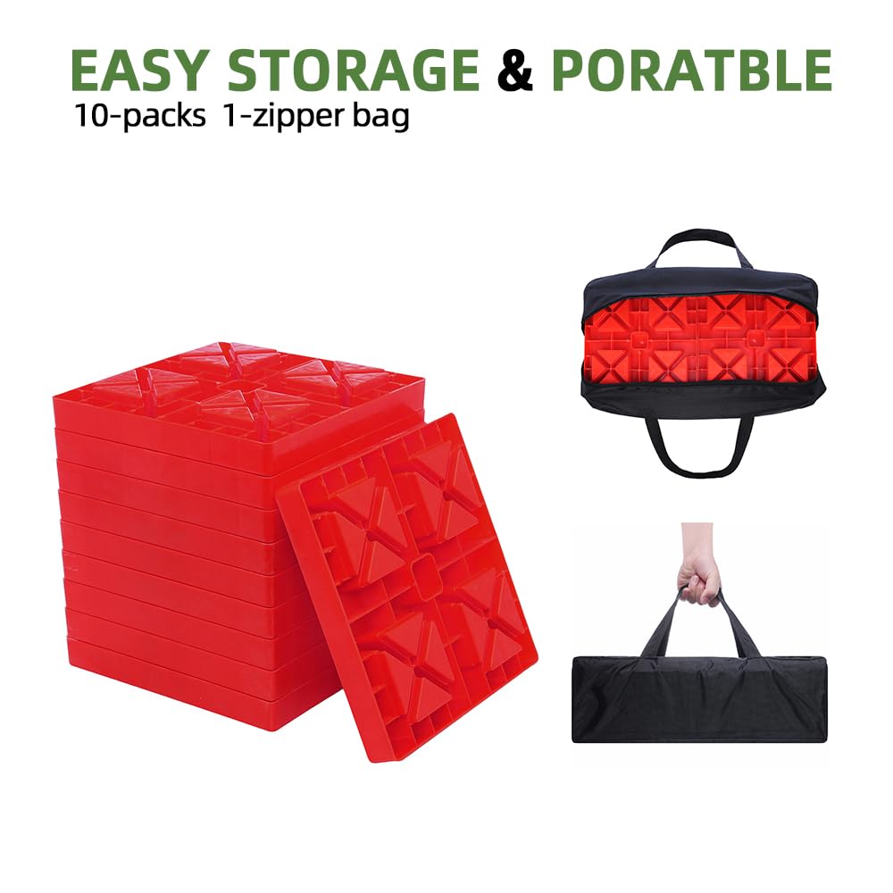 GarfatolRv RV Leveling Blocks, Heavy Duty Camper Leveling Blocks and ...