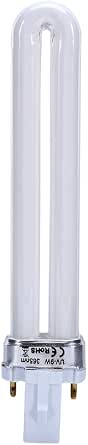 Amazon.com: Lampadina Led,9W 365Nm Rohs,U Shaped Bulb G23 Warm White ...