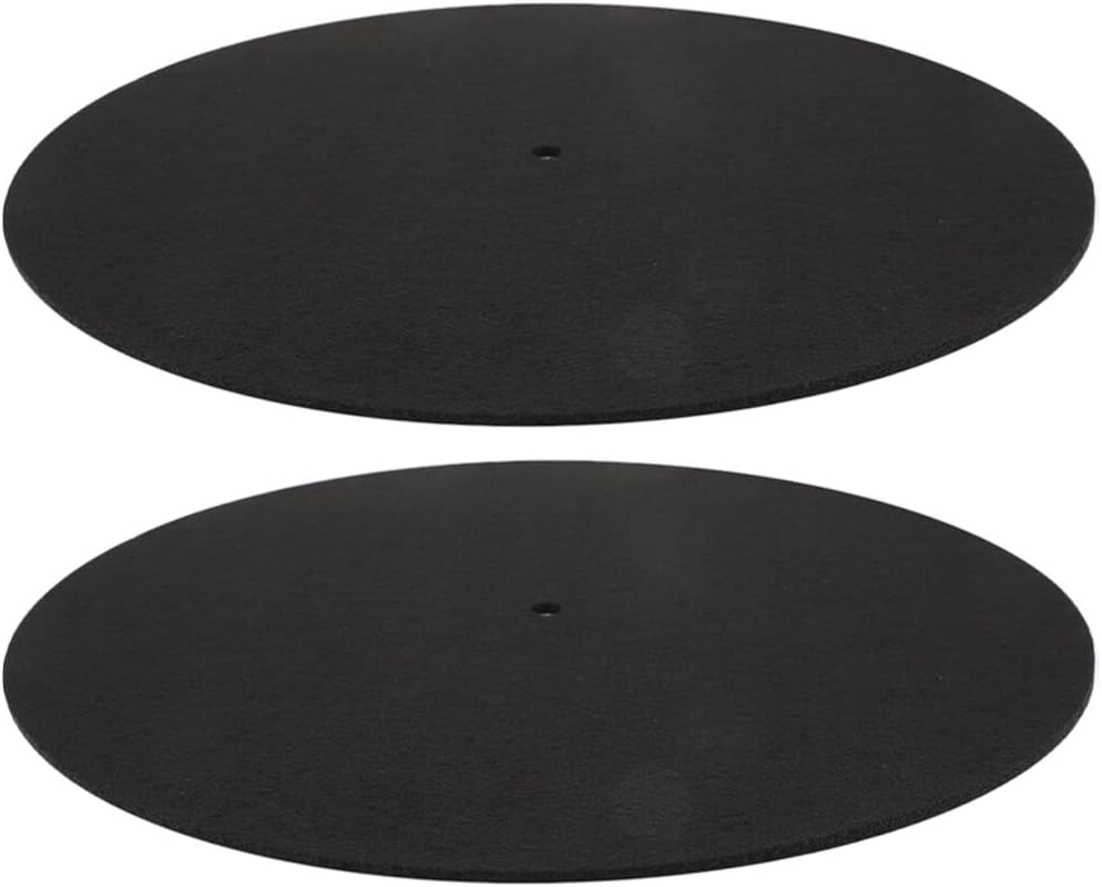 Amazon.com: SEWACC 2Pcs Turntable Mat Felt Record Player Mats Record ...