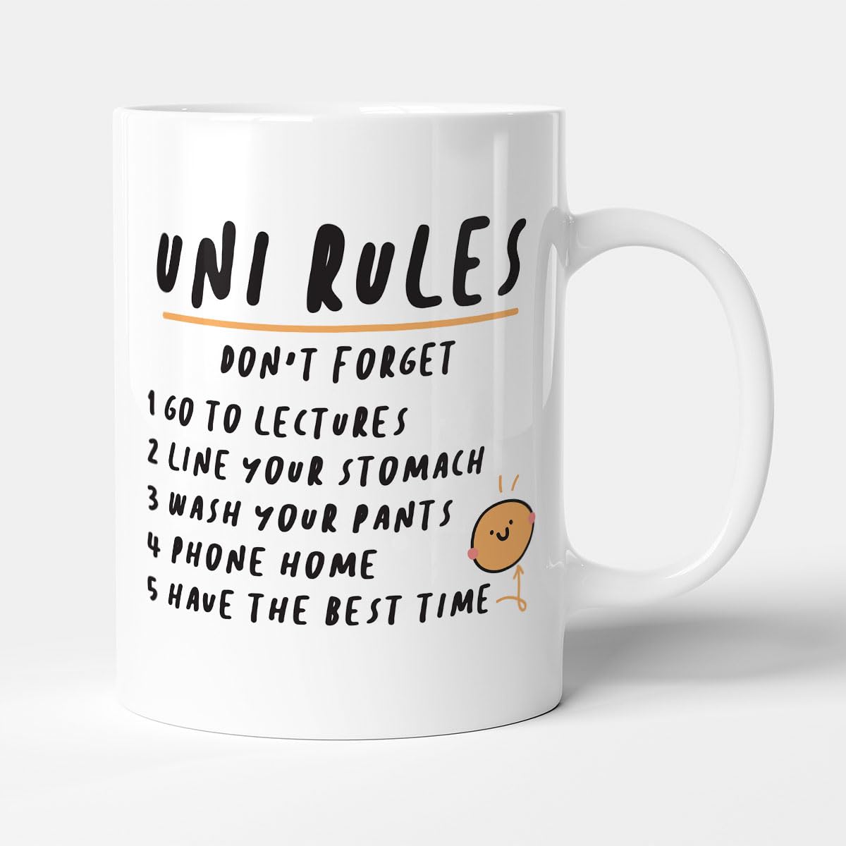Victorian Printing Co - Uni Rules - Student Gift Funny University Mug ...