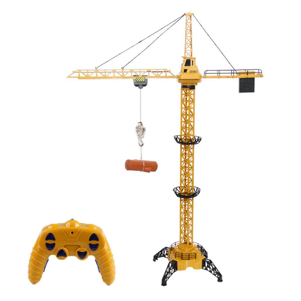 Buy RC Tower Crane Construction Vehicle Playset, 50.4 Inches Kids ...