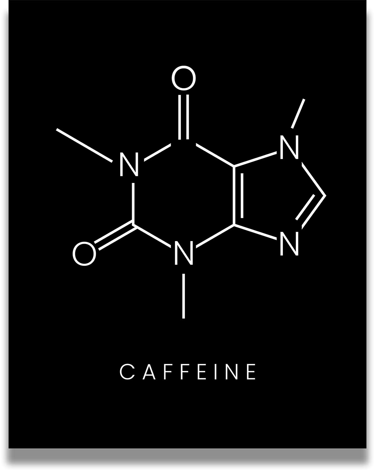 Caffeine Molecule Wallpaper