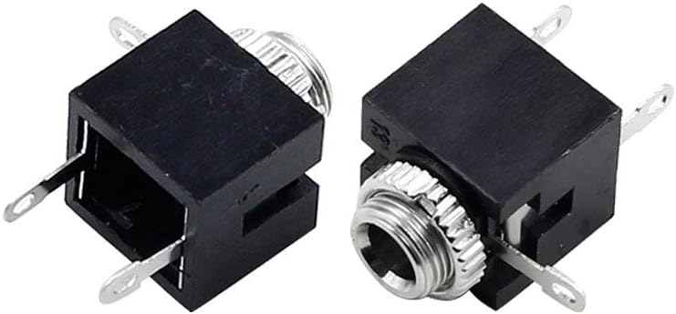 Amazon.com: Mecion PCB Panel Mount 3 Pin Audio Socket Connector 3.5mm ...