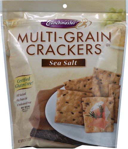 Amazon.com: Crunch Master Multi-Grain Crackers Gluten Free Sea Salt - 4 ...