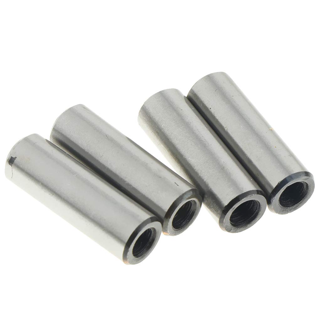 4pcs Dowel Pins Steel 10mm Diameter Female Threaded Cylindrical Pin ...
