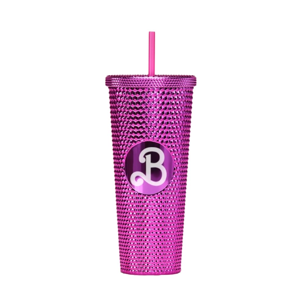 Amazon.com | CAKEASY Pink Studded Tumbler, Bling Bling Pink Cup, 24oz ...