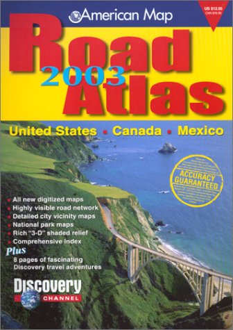 Amazon | American Map Road Atlas 2003: United States, Canada, Mexico ...