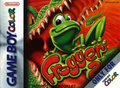 Frogger 2 GBC Instruction Booklet / Manual (Nintendo Game Boy Color ...