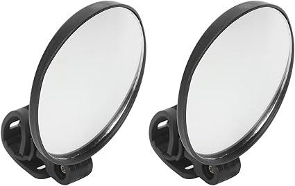 Amazon.com: gernie Twin Pack Bike Rear View Mirror Perfect for Scooters ...