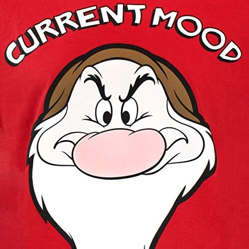 Disney Mens Grumpy Pajamas Size Medium Red at Amazon Men’s Clothing store