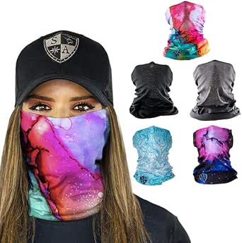 S A Company 5-Pack UV Face Shield | UV Protection, UPF 30+ Multipurpose ...