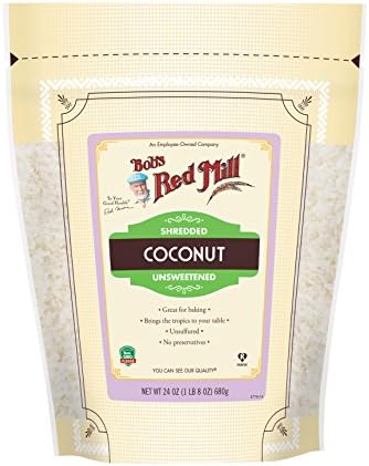 Amazon.com: Bob's Red Mill Shredded Coconut, Unsweetened, 24 Oz ...