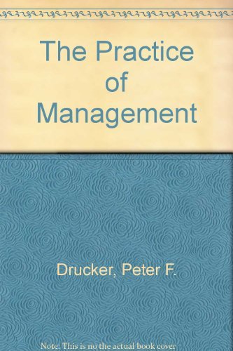 The Practice of Management: Drucker, Peter F.: Amazon.com: Books